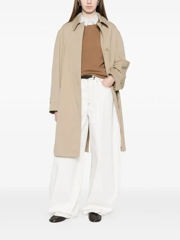 THE ROW Dayton Cotton Trench Coat - Beige