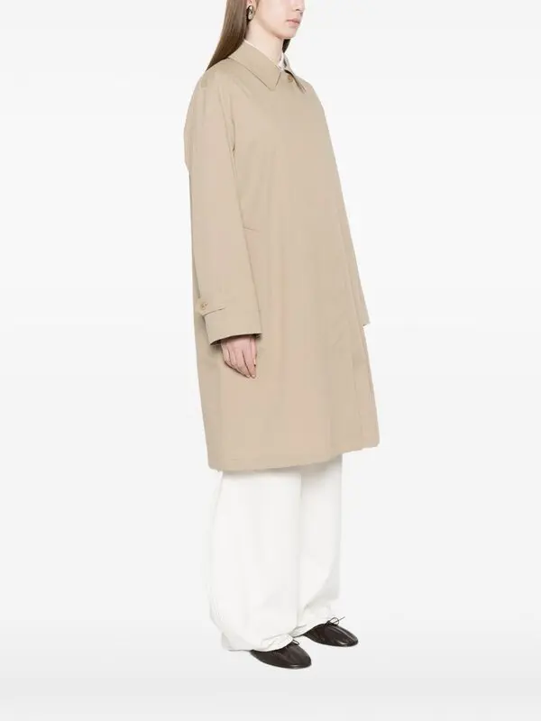 THE ROW Dayton Cotton Trench Coat - Beige