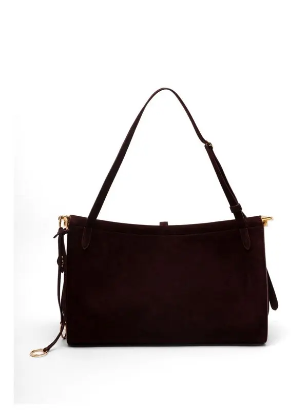 Alaïa Pocket 35 Leather Shoulder Bag - Red
