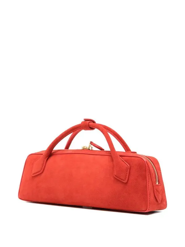 Alaïa Le Teckel Leather Clutch - Orange
