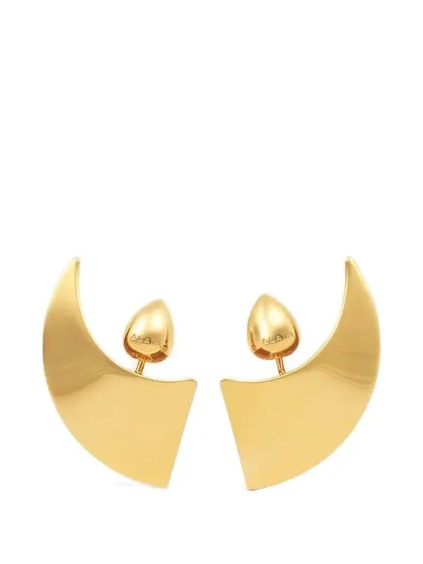 Alaïa Small Stud Earrings - Gold