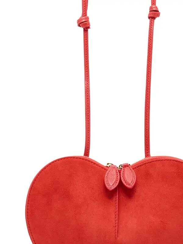 Alaïa Le Coeur Suede Crossbody Bag