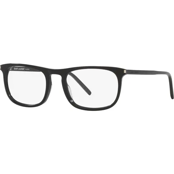 Saint Laurent 54mm Round Eyeglasses - Black