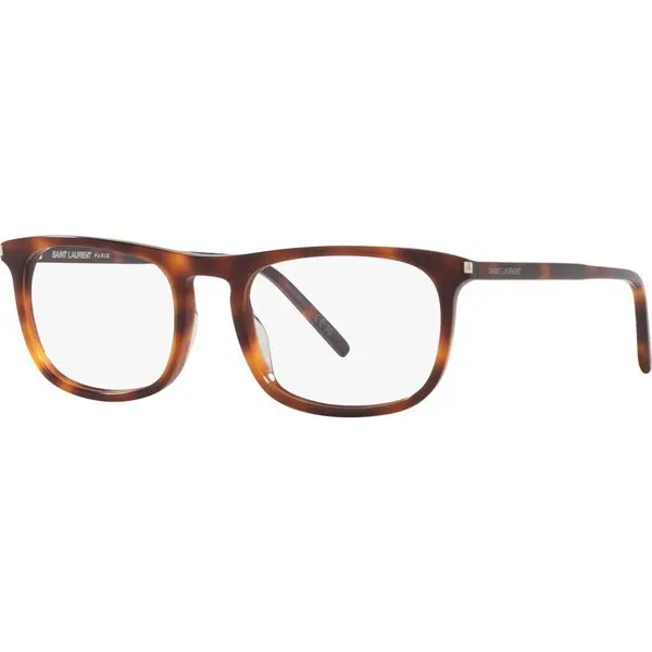 Saint Laurent 54mm Round Eyeglasses - Tortoise