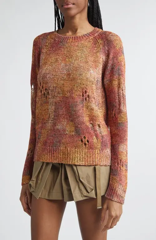 Isabel Marant Haby Openwork Ladder Stitch Sweater
