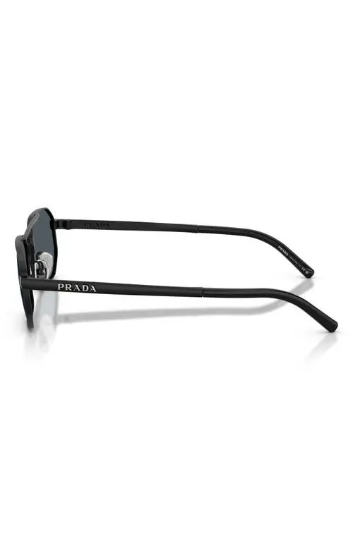 Prada 55mm Irregular Sunglasses