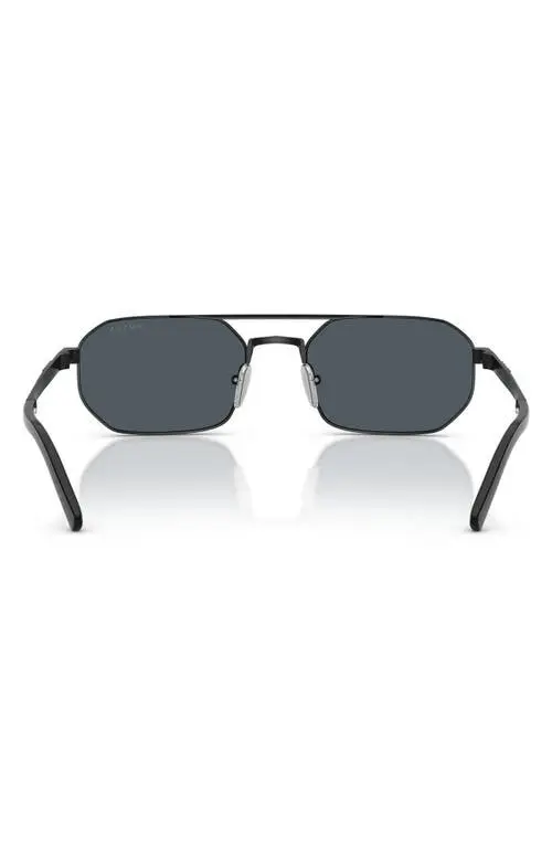Prada 55mm Irregular Sunglasses