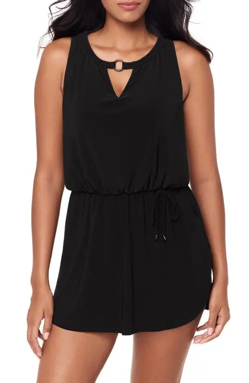Magicsuit Effie Sleeveless Skirted One-piece Swimsuit - Black