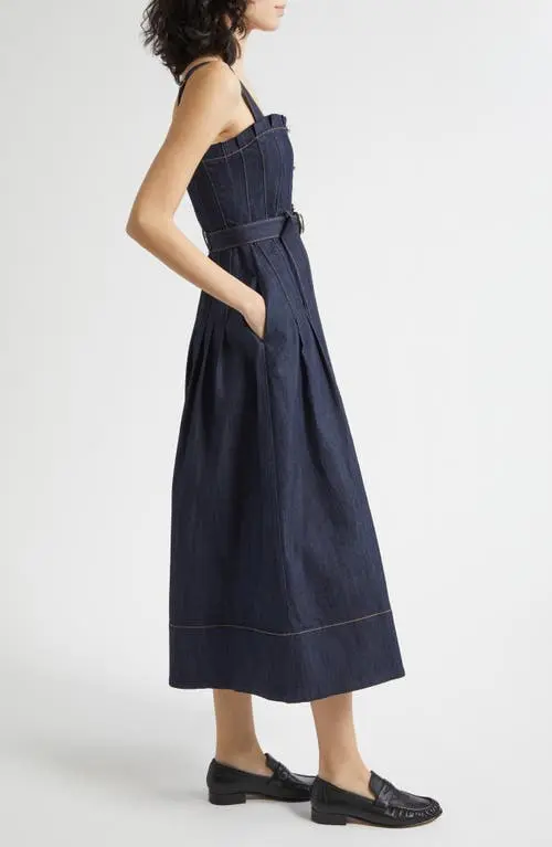 Cinq À Sept Branwen Denim A-line Dress