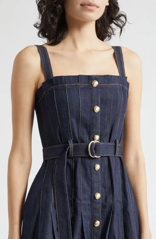 Cinq À Sept Branwen Denim A-line Dress