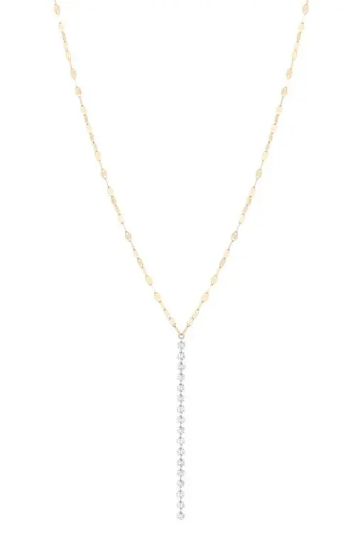 Lana Jewelry 14k Gold Diamond Lariat Necklace - 14k Yellow Gold
