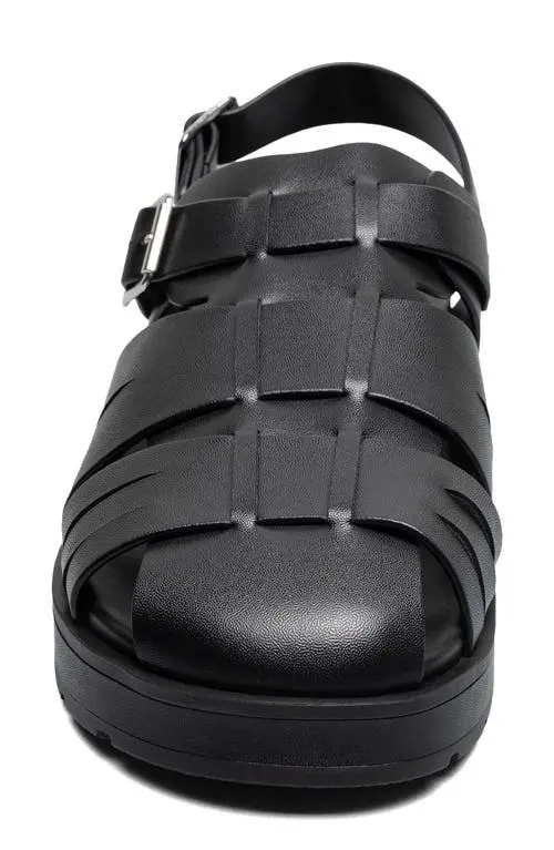 STACY ADAMS Largo Fisherman Sandal - Black