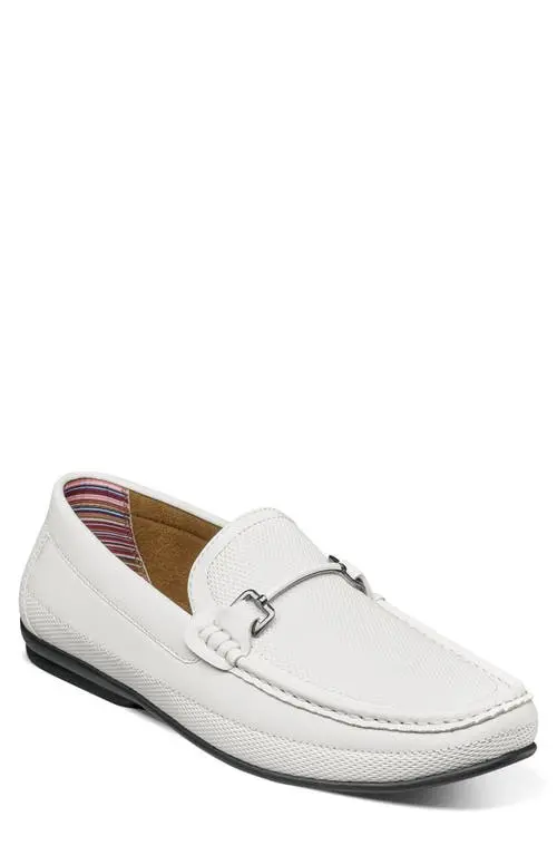 STACY ADAMS Colton Bit Loafer - White