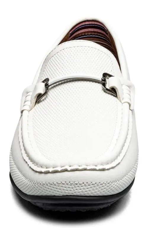 STACY ADAMS Colton Bit Loafer - White