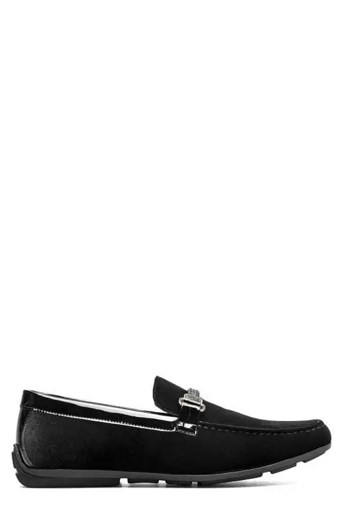 STACY ADAMS Sheridan Moc Toe Loafer - Black
