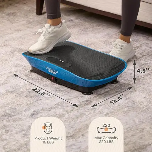 LIFEPRO Cosmoplate Shake Vibration Plate Exercise Machine Full Body Platform For Muscle Toning And Flexibility