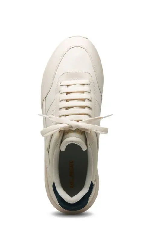 Axel Arigato Genesis Neo Leather Runners - Off White/blue