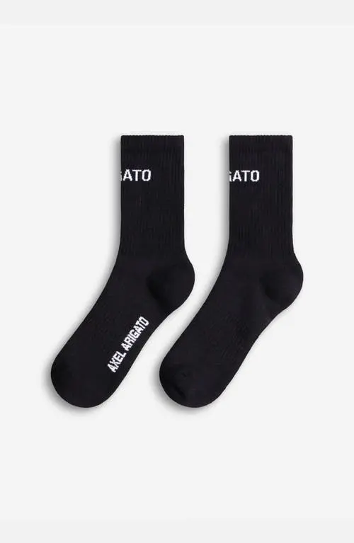 Axel Arigato Logo Tube Socks - Black