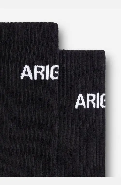Axel Arigato Logo Tube Socks - Black