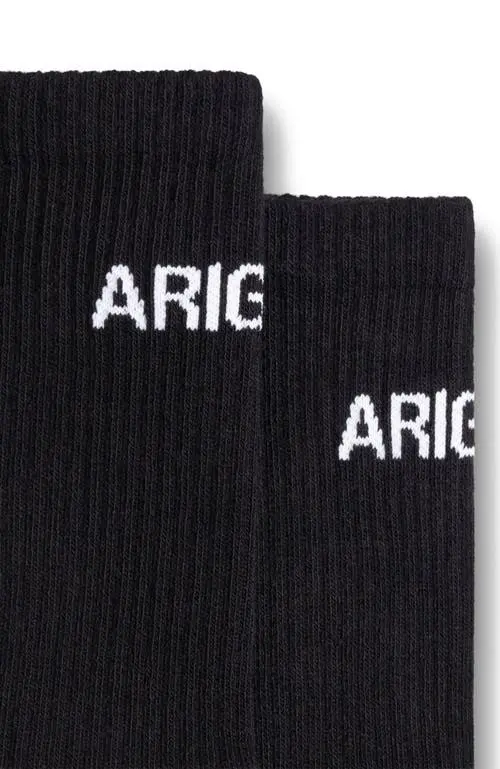 Axel Arigato Logo Tube Socks - Black