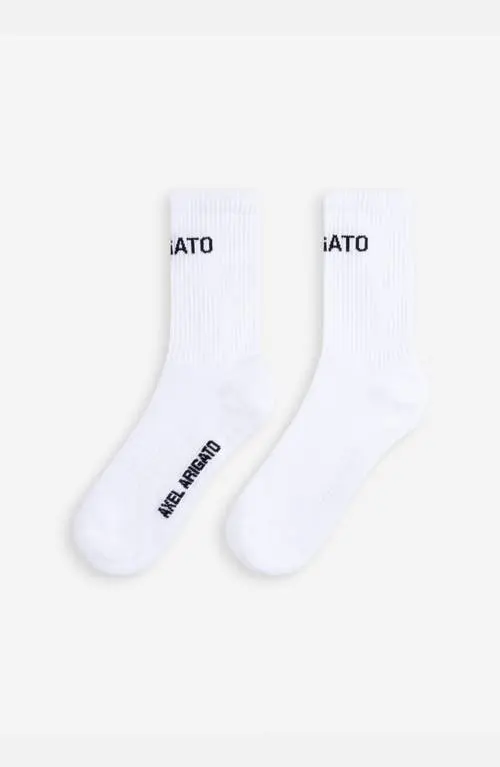 Axel Arigato Logo Tube Socks - White