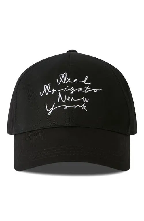 Axel Arigato Scribble New York Cap - Black