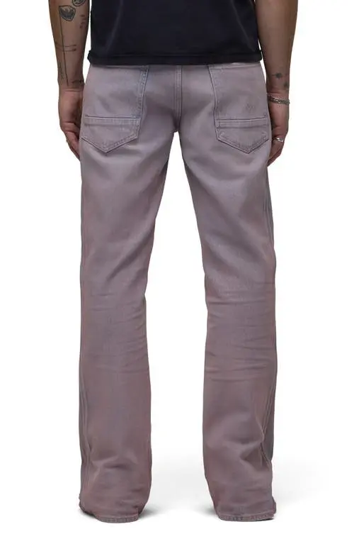 Hudson Jeans Walker Track Flare Jeans - Coated Rose