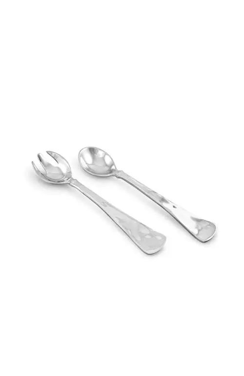 BEATRIZ BALL COLLECTION Soho Salad Servers - Silver