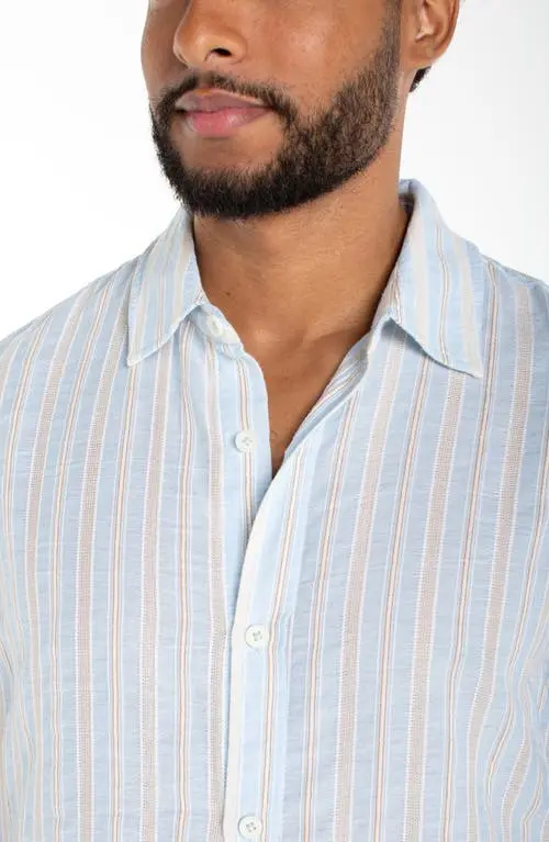 LIVERPOOL Stripe Short Sleeve Button-up Shirt