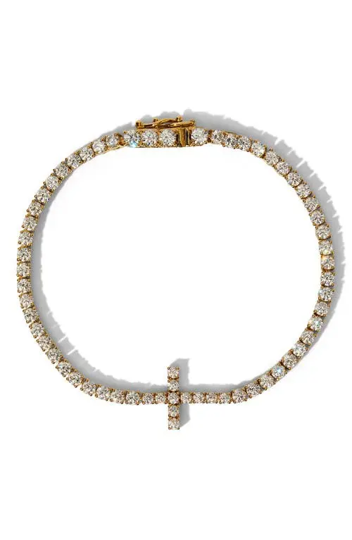 Nadri Astrid Cross Tennis Bracelet - Gold