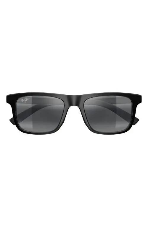 Maui Jim Rectangular Sunglasses - Black