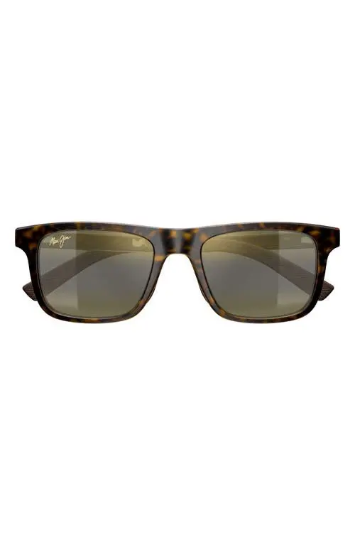 Maui Jim Rectangular Sunglasses - Brown