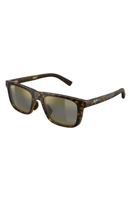 Maui Jim Rectangular Sunglasses - Brown