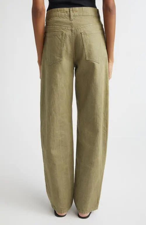 Ossou Rider Low Rise Barrel Leg Jeans - Reed Wash