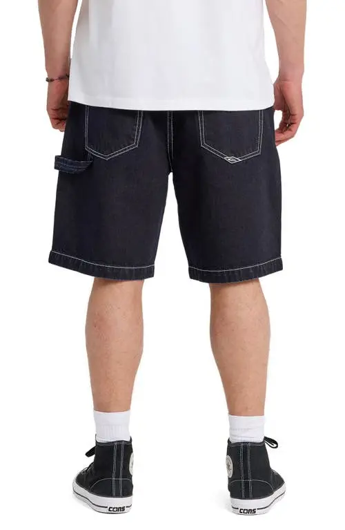 Quiksilver Cotton Denim Cargo Shorts