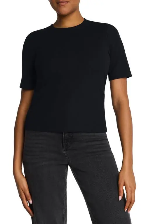 Spanx Crewneck Elbow Sleeve T-shirt