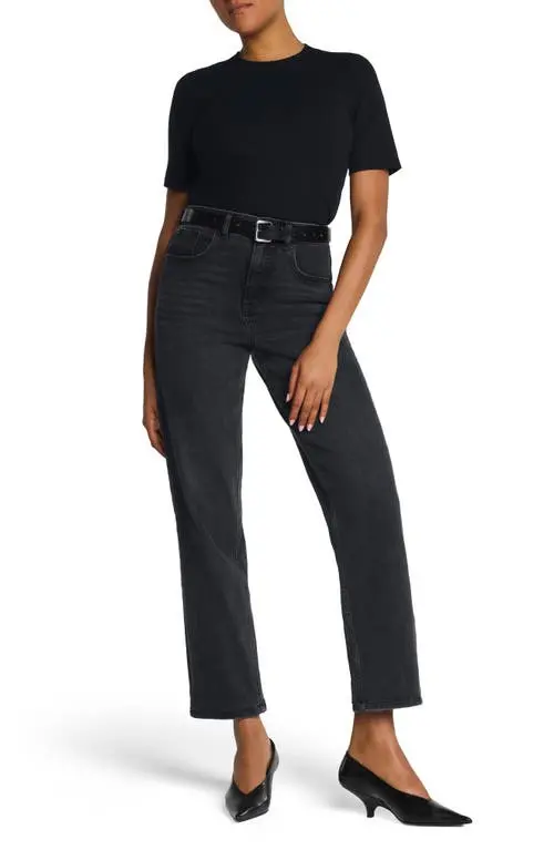Spanx Crewneck Elbow Sleeve T-shirt