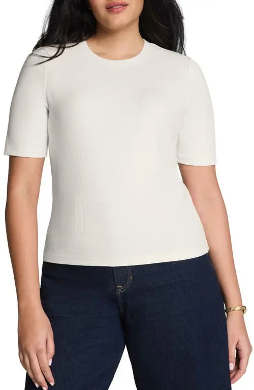 Spanx Crewneck Elbow Sleeve T-shirt