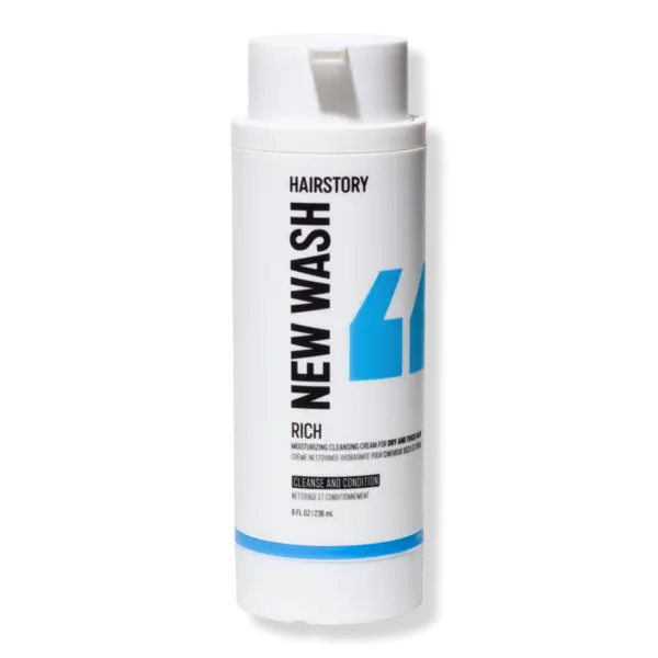 HAIRSTORY New Wash Rich Cleansing & Conditioning Cream For Thick, Coarse And Curly Hair - One-color