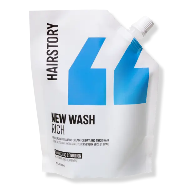 HAIRSTORY New Wash Rich Cleansing & Conditioning Cream For Thick, Coarse And Curly Hair - One-color
