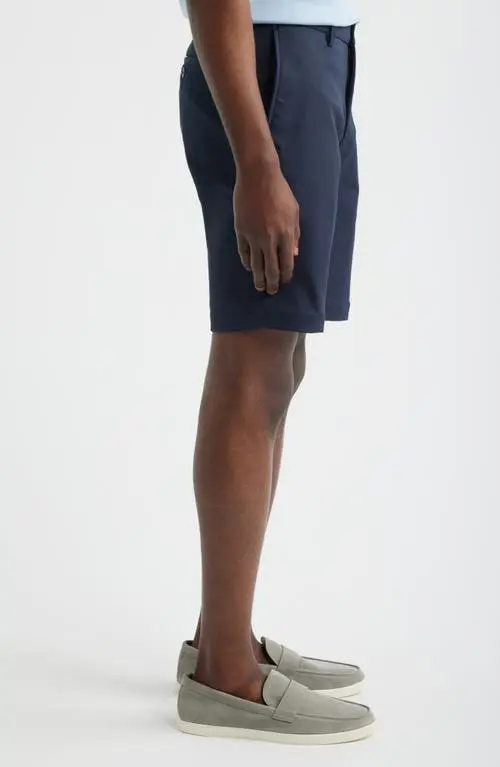 Scott Barber Sonoma Flat-front Travel Shorts - Midnight