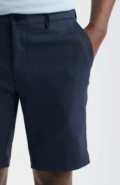 Scott Barber Sonoma Flat-front Travel Shorts - Midnight