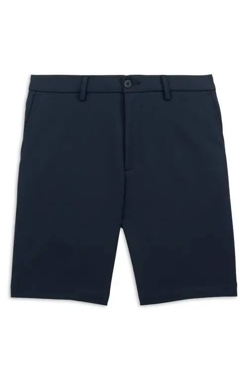 Scott Barber Sonoma Flat-front Travel Shorts - Midnight