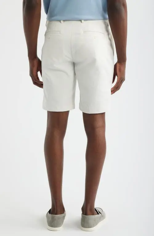 Scott Barber Sonoma Flat-front Travel Shorts - White