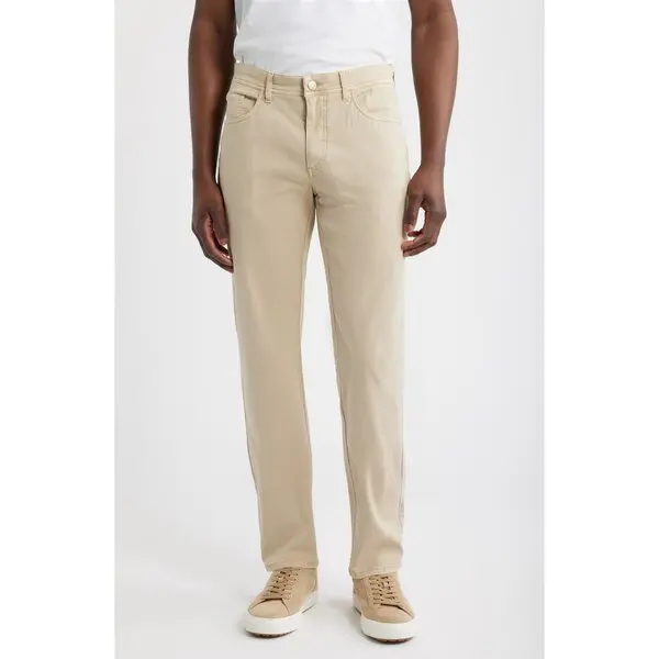 Scott Barber Savannah Straight Leg Twill Pants - Khaki