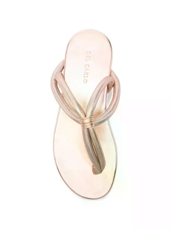 DEL CARLO Knot-detail Sandals - Pink