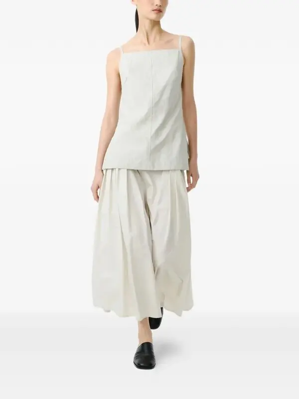 Studio Nicholson Linen Apron Top - White