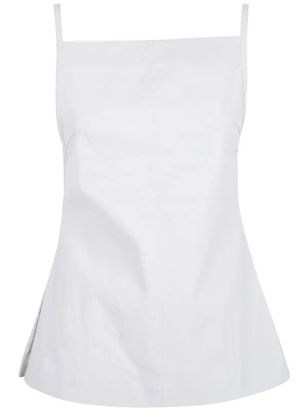 Studio Nicholson Linen Apron Top - White