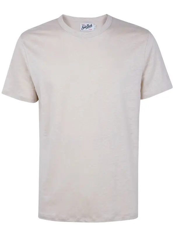 MC2 SAINT BARTH Linen Roundneck Sweater - Beige