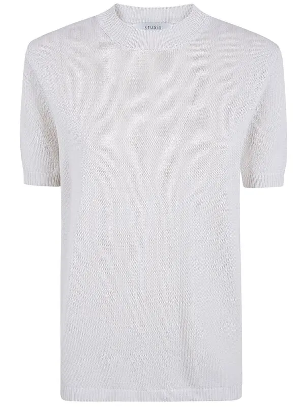 Studio Nicholson Short Sleeve Top - White